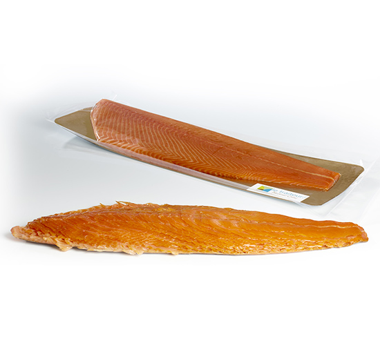 Saumon tranché reconstitué - Saumons fumés - Traiteur Mickaël Colas